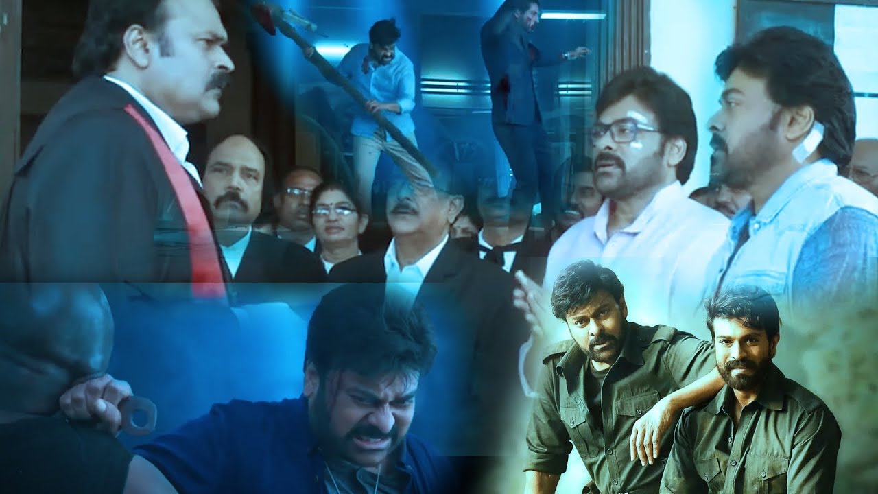 Chiranjeevi And Ram Charan & Naga Babu Three Comb Latest Telugu Movie ...