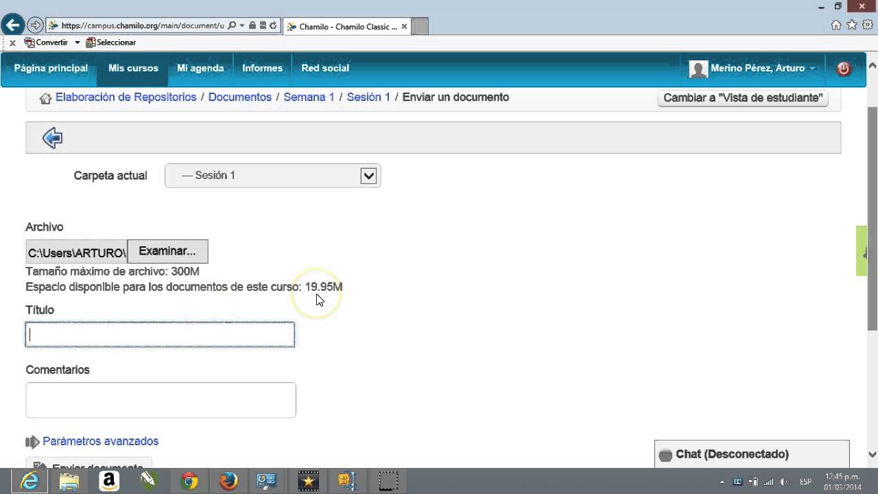 Cargar documentos en Chamilo - YouTube