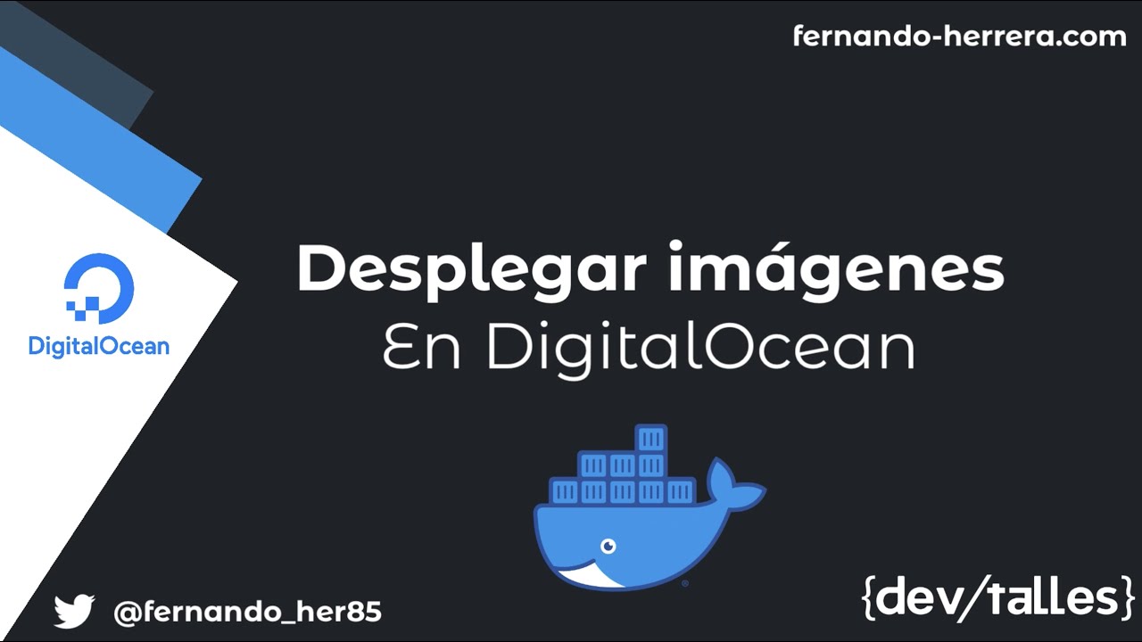 Desplegar imágenes de Docker en DigitalOcean - YouTube