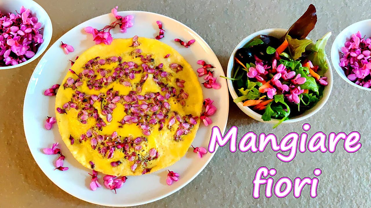 🌼🥗🌻 Ricette con fiori eduli (commestibili) - Frittata e insalata di ...