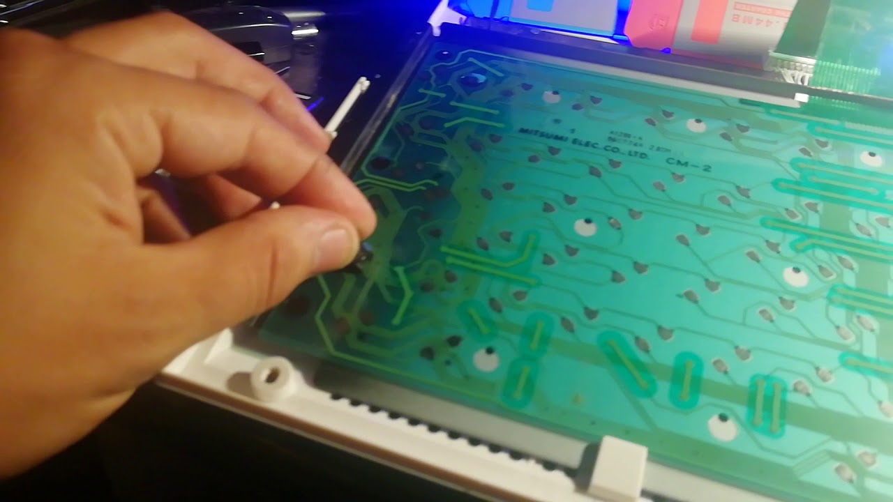 Amiga 1200 keyboard membrane repair - YouTube
