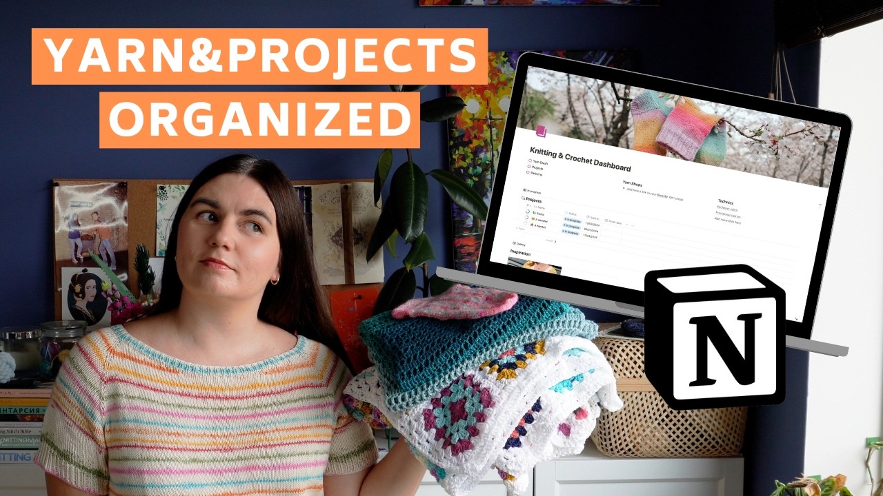 How I Built My Knitting & Crochet Notion Dashboard - YouTube