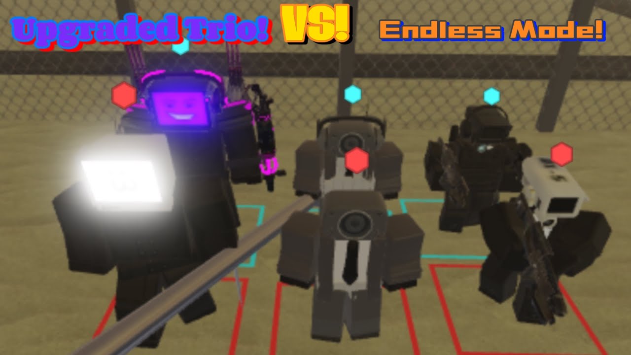 (Skibi Defense) Upgraded Trio VS Endless - YouTube