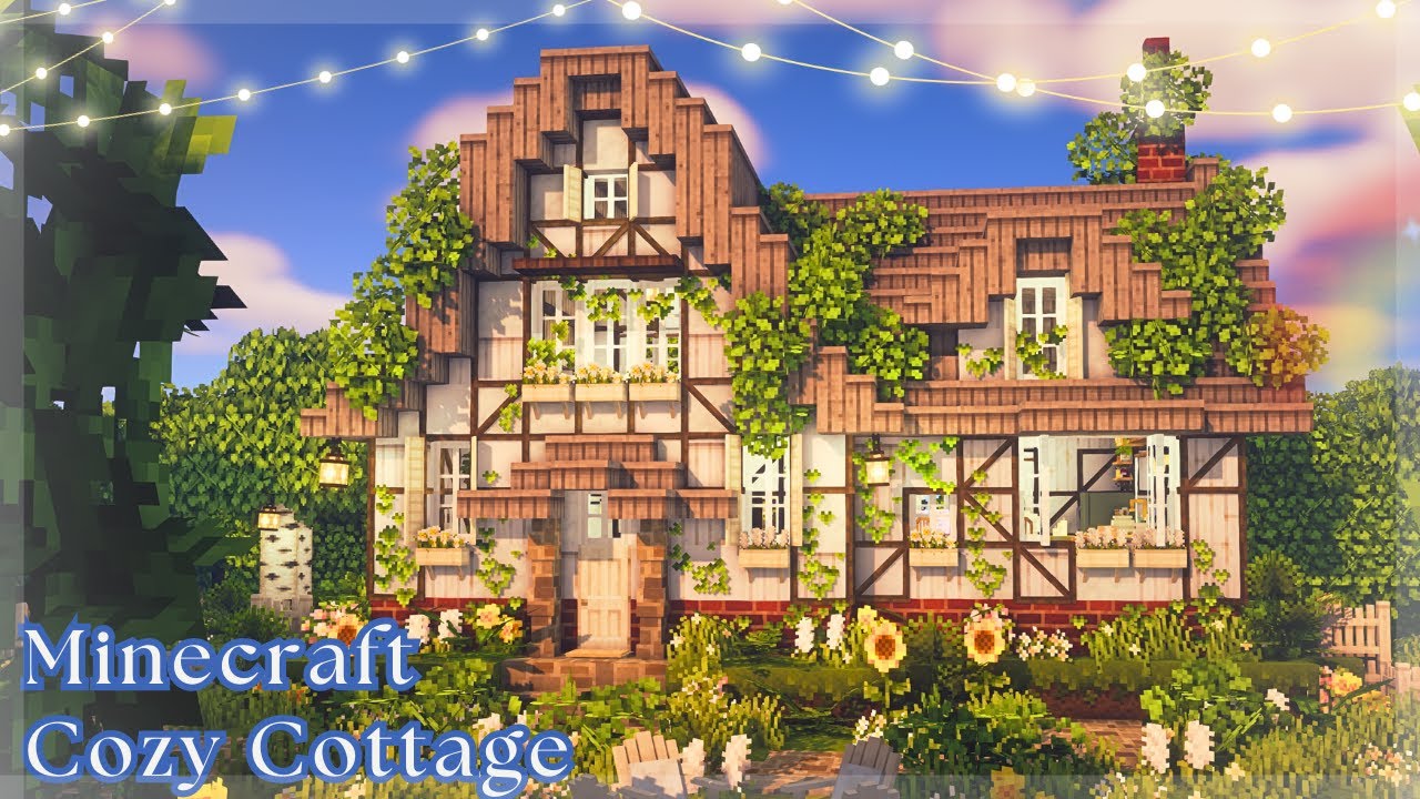 Cozy Countryside Cottage | Minecraft Speed Build with CIT Resource ...
