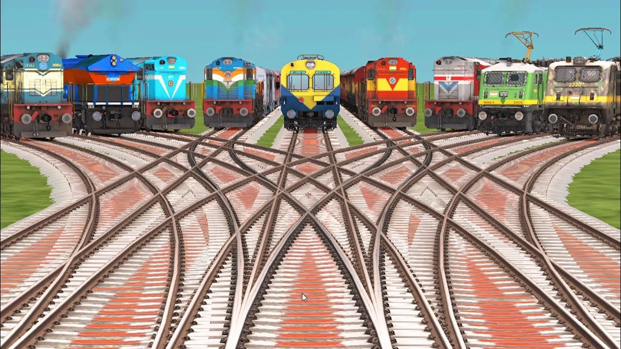 Thrilling Realistic Rails Crossing Gameplay - YouTube