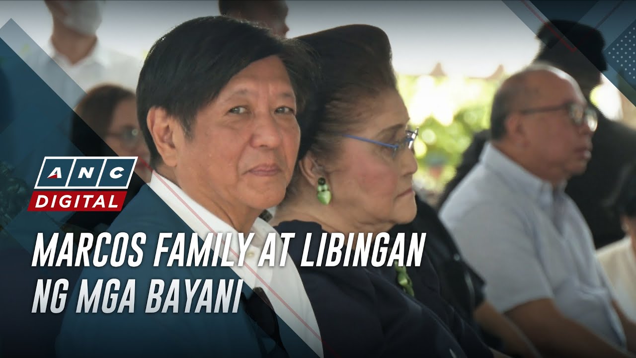 Bongbong Marcos, family visit remains of Marcos Sr on All Saints' Day ...