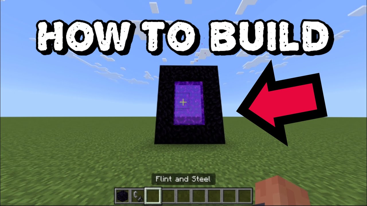 How to build a Nether Portal In Minecraft - YouTube