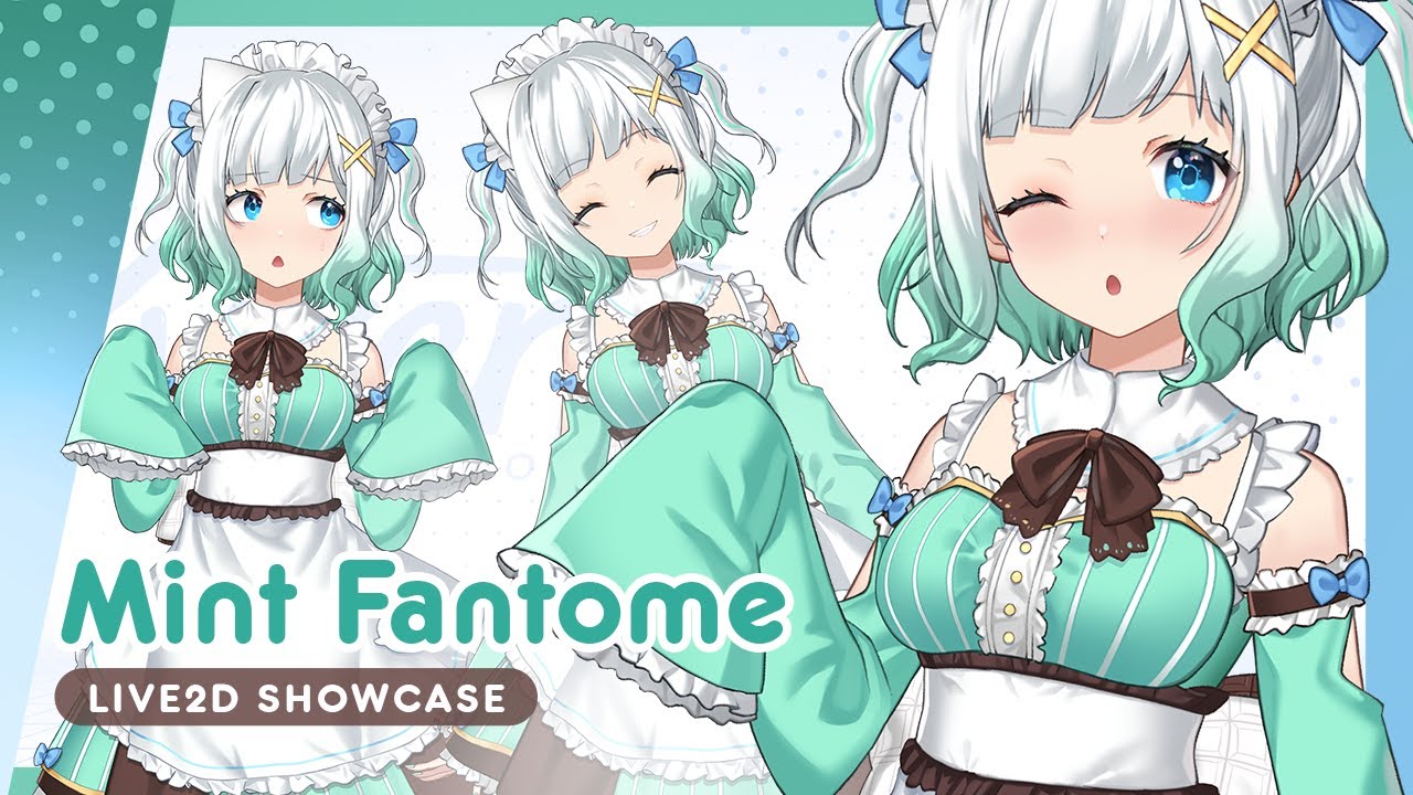 【live2d】vtuber Mint Fantome Showcase Youtube