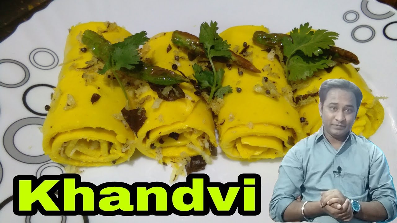 Famous Gujarati Snacks Khandvi Recipe | Stuffed Khandvi | How To Make ...
