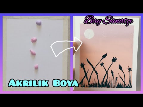 Akrilik Boya Yapmayı Öğreniyorum #6/Manzara Boyama