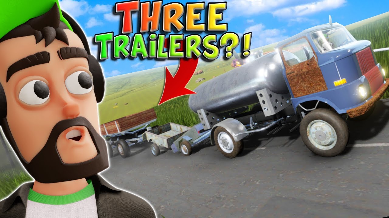 CREATING THE LONGEST VEHICLE POSSIBLE!! (The Long Drive Gameplay) - YouTube