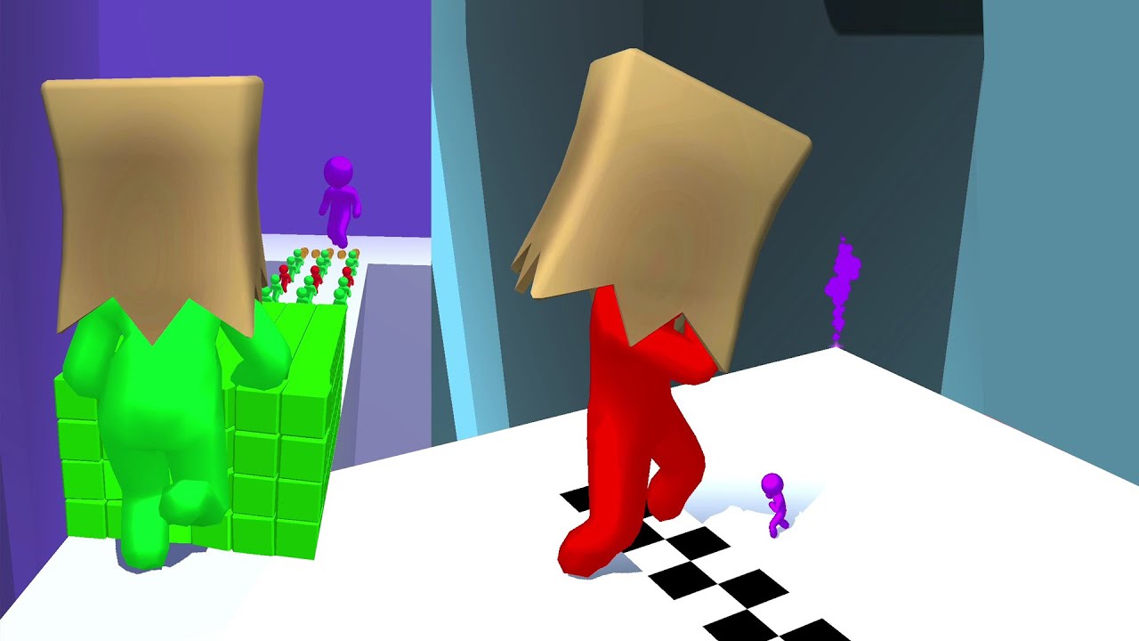 Color Run Stickman 3D Android & iOS Gameplay Walkthrough Part 1 - YouTube