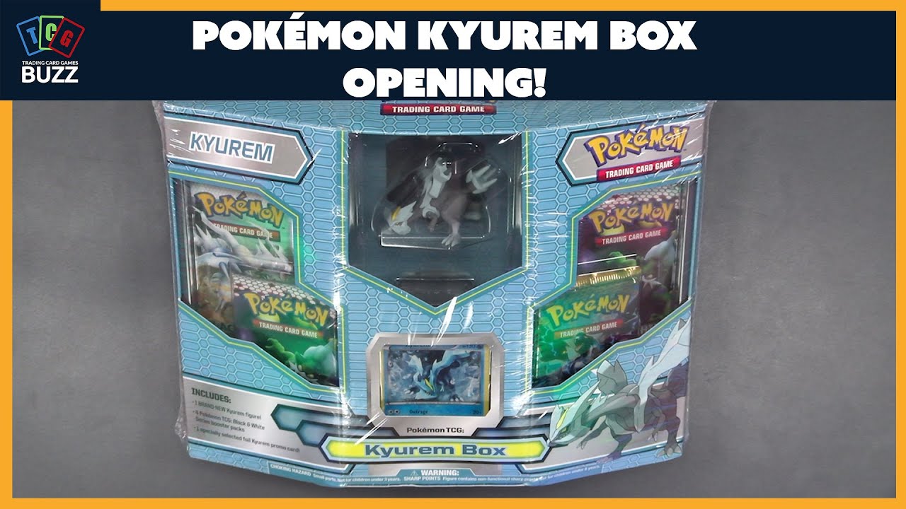 8 year old Kyurem Box- Black and White Booster Packs! - YouTube