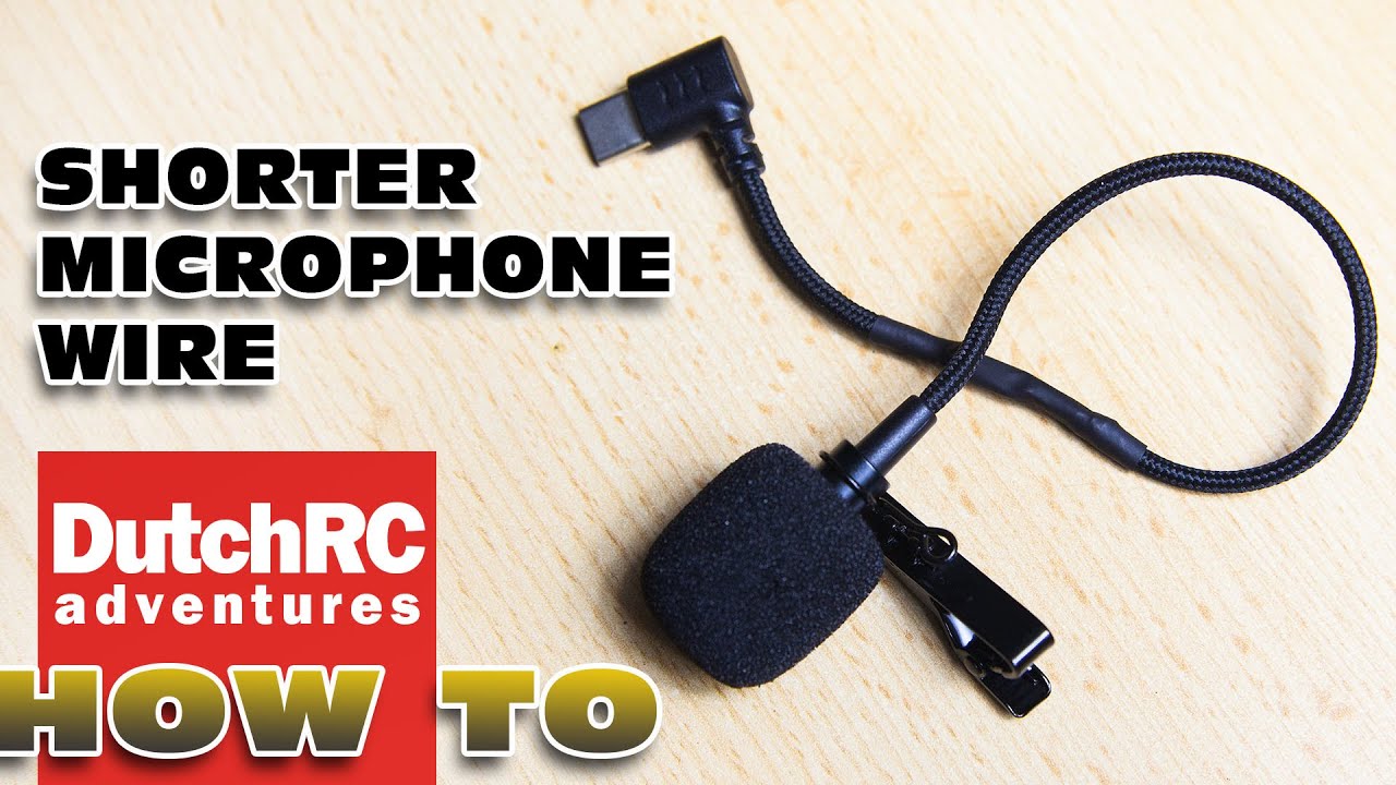 Shortening wire of External Microphone - SJcam - HOW TO - YouTube