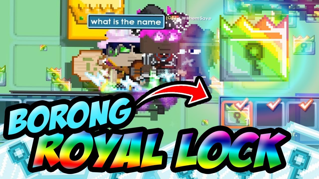 BORONG ROYAL LOCK!! BUAT AYONHOUSE!! | Growtopia Indonesia - YouTube
