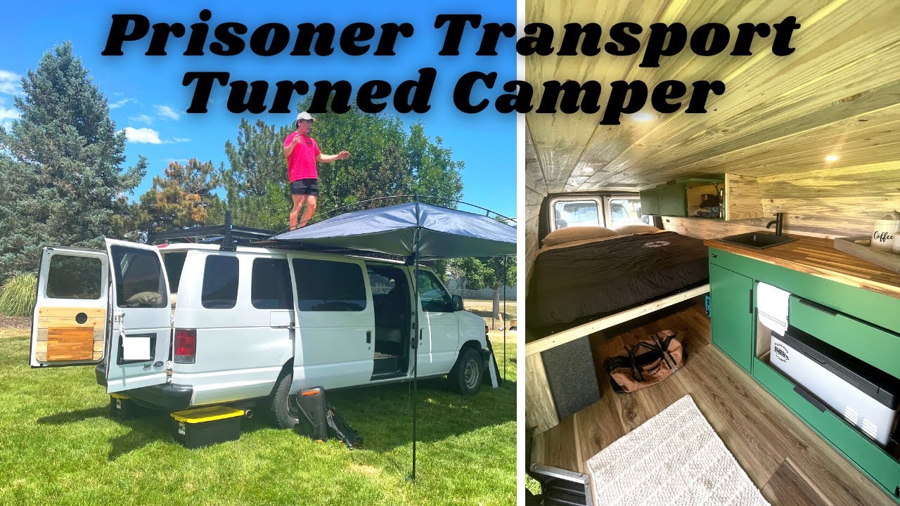 Former Prisoner Transport Van Converted into Camper - YouTube