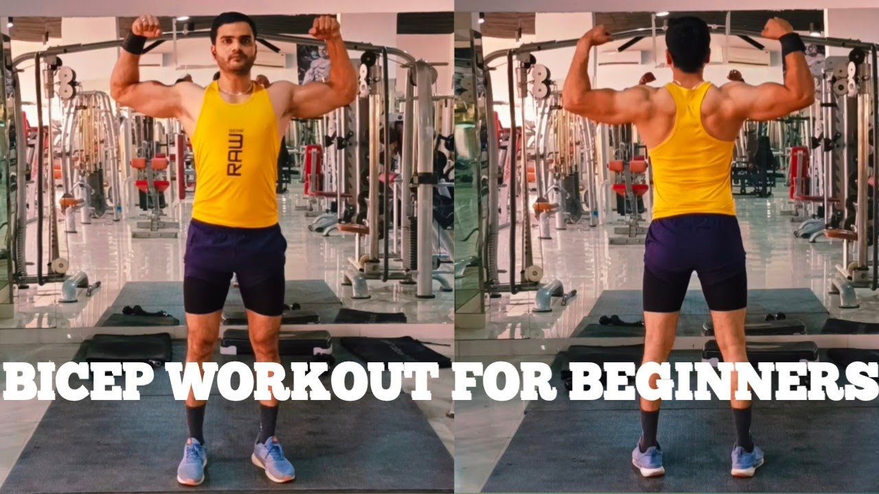 Biceps Workout For Beginners | Beginners Complete Biceps Workout - YouTube