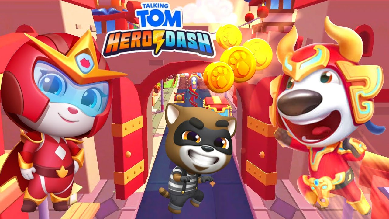 Talking Tom Hero Dash - Bull Demon Hank vs Fire Arrow Angela // New ...