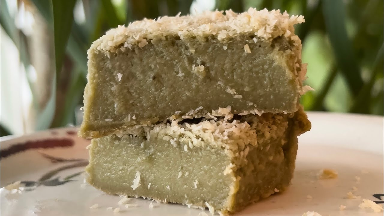 How to Make Matcha Coconut Butter Mochi - 4K Video #recipe #mochi # ...