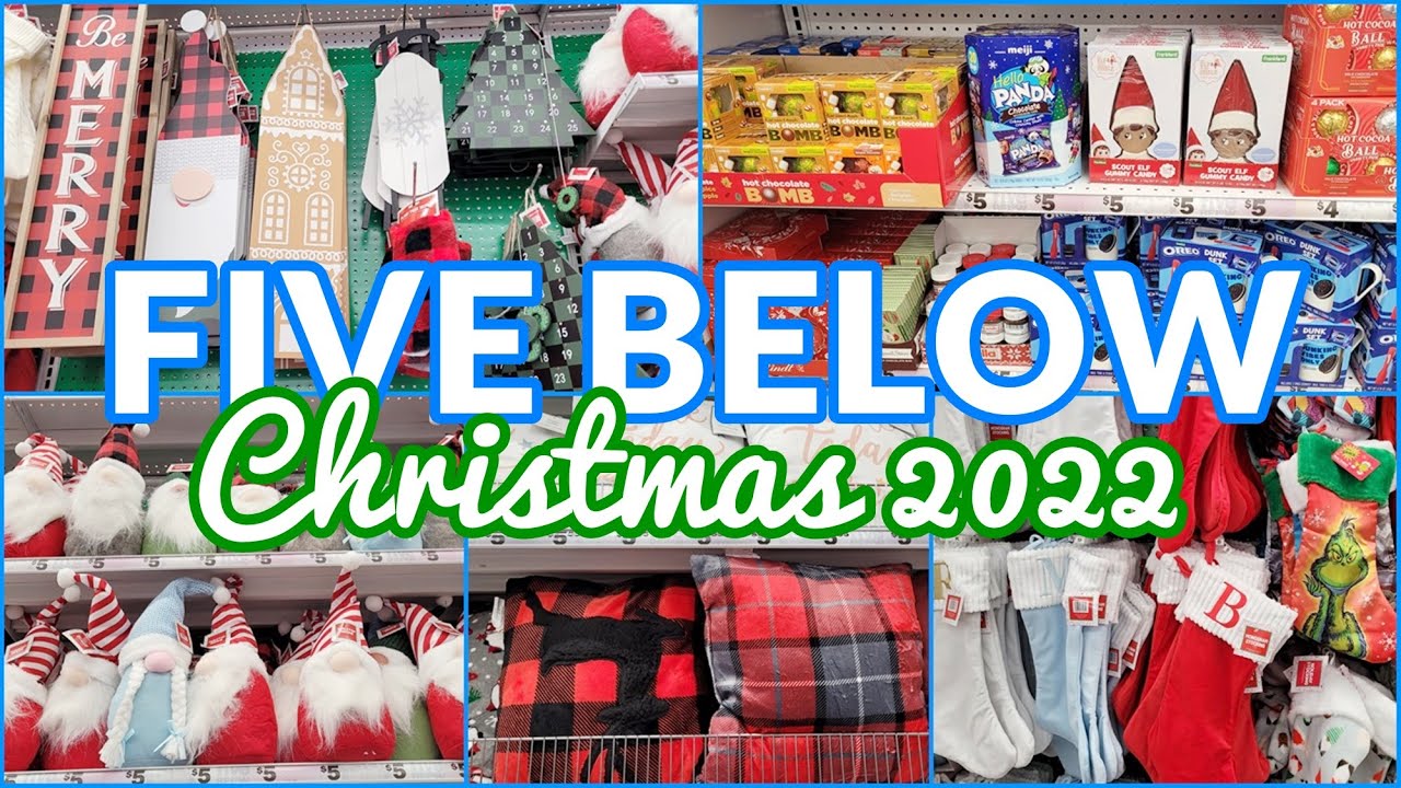NEW! FIVE BELOW CHRISTMAS 2022 DECORATIONS GIFT SETS STOCKING STUFFERS ...