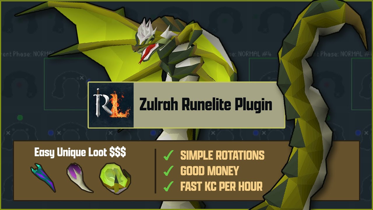 Zulrah Runelite plugin for noobs / OSRS - YouTube