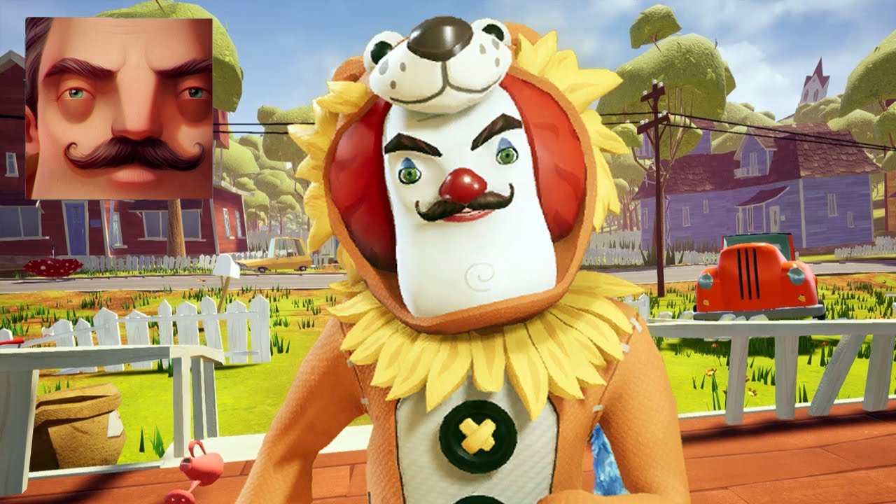 Hello Neighbor - My New Neighbor Butcher Lion (Secret Neighbor) Act 3 ...