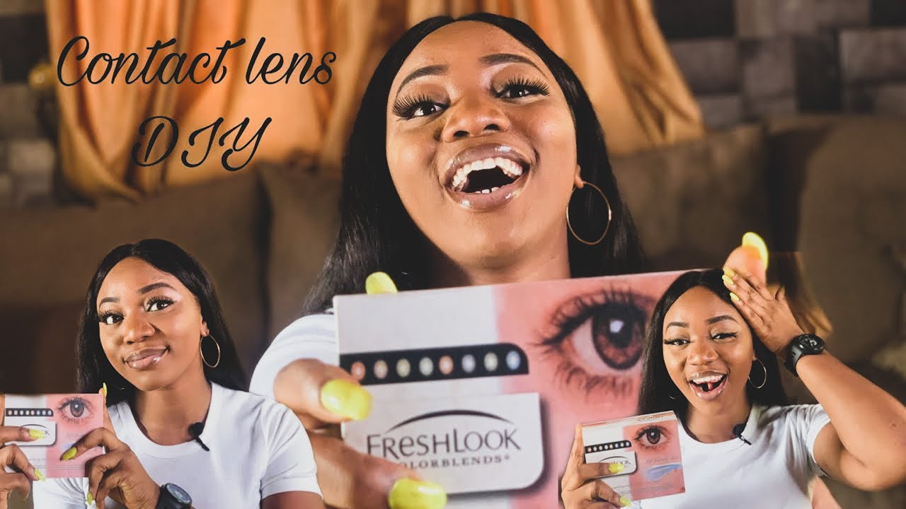 How to insert || remove a contact lens for beginners only || freshlook ...