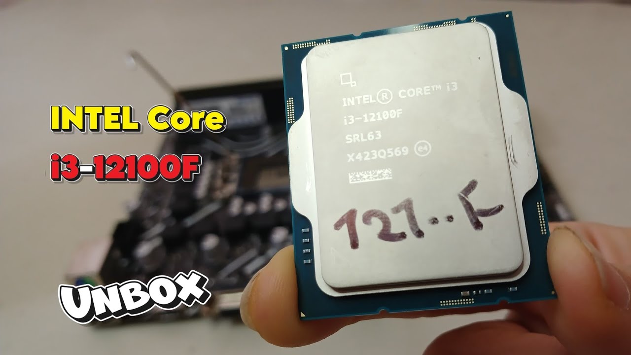 INTEL Core i3-12100F Tray Unboxing: Box Reveal, Design, and Key ...