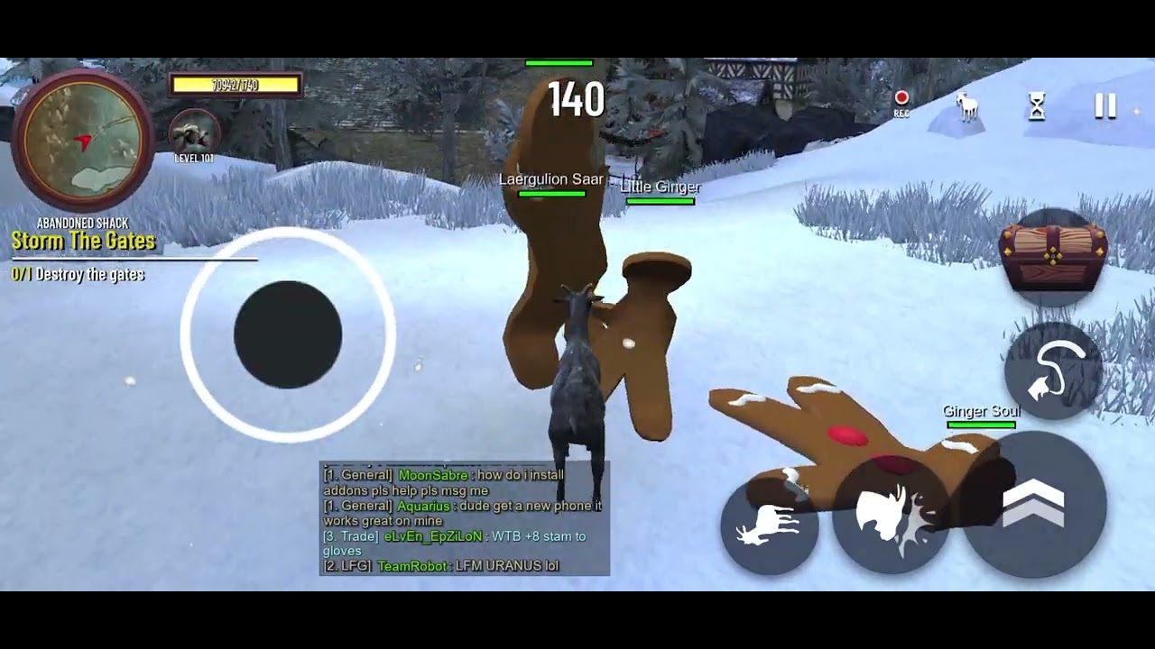 How to open the ginger bread house #goat simulator - YouTube