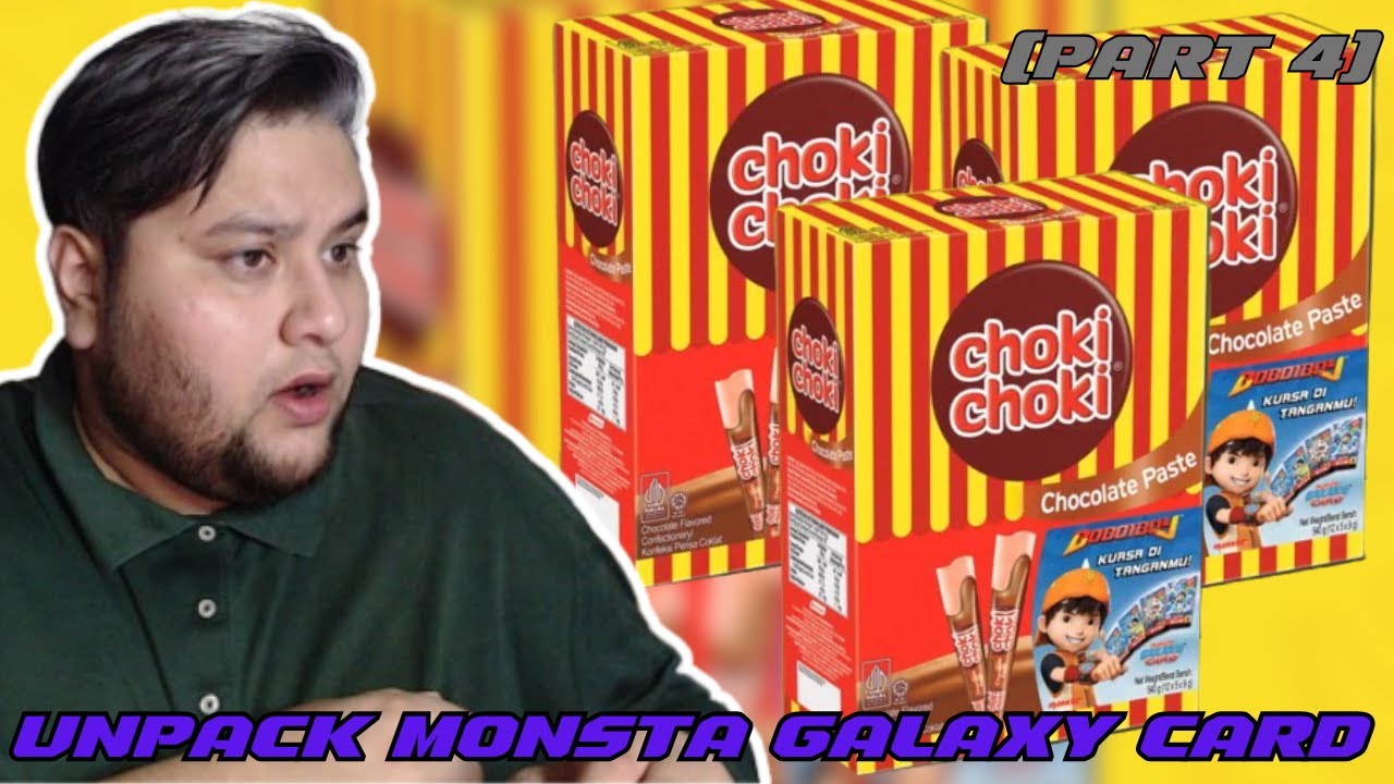 Unboxing Kad Choki Choki Monsta Galaxy Card Part 4 - YouTube