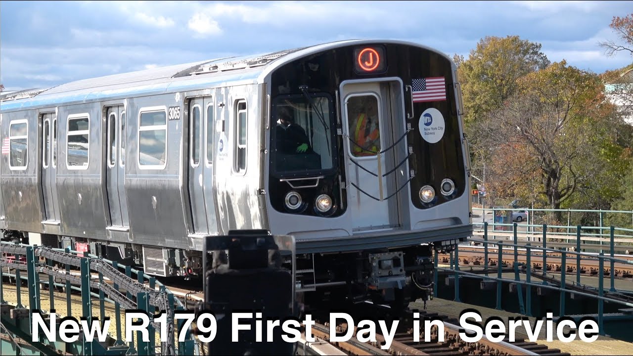 ⁴ᴷ New R179 Subway Cars - First Day in Passenger Service - YouTube