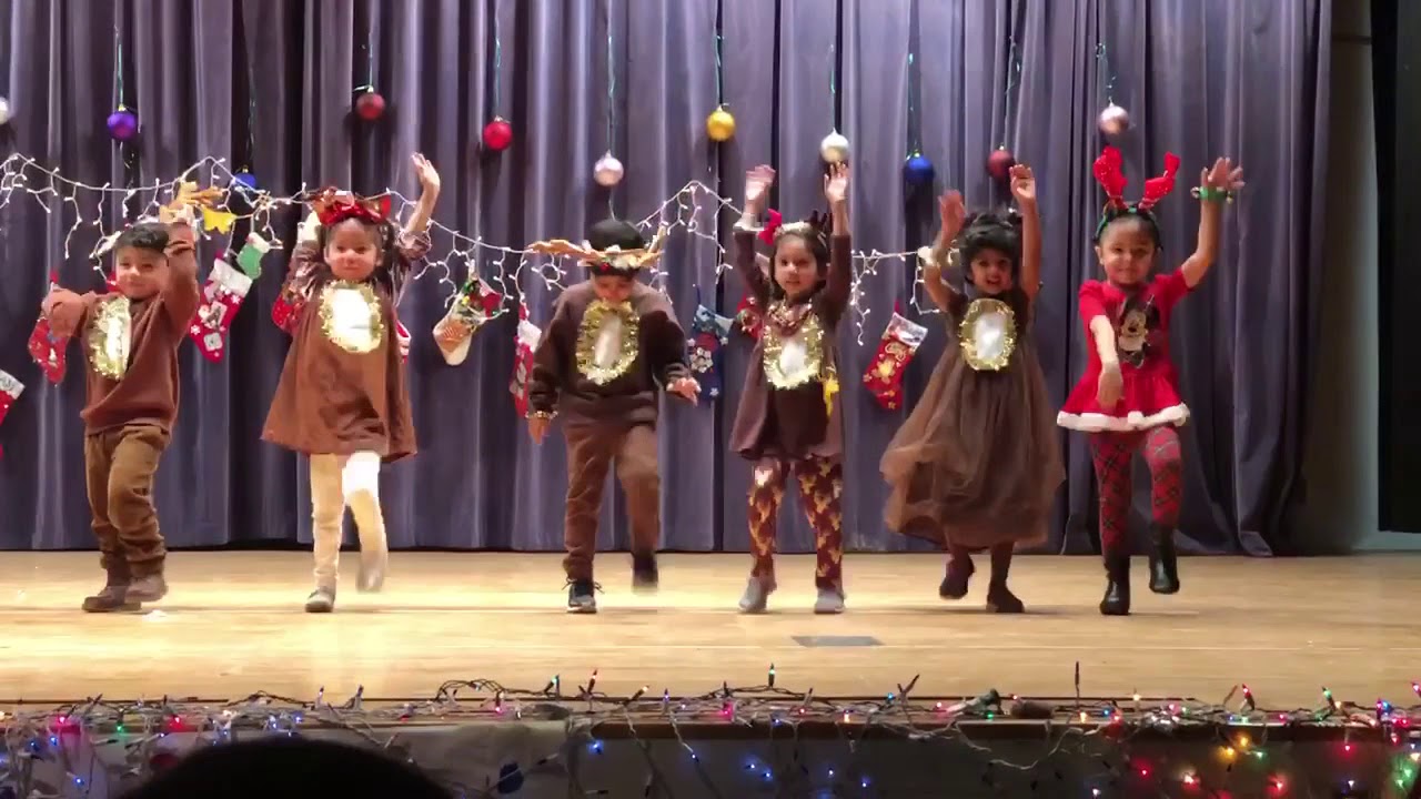 Christmas Dance Rudolph the Red Nose Reindeer - YouTube