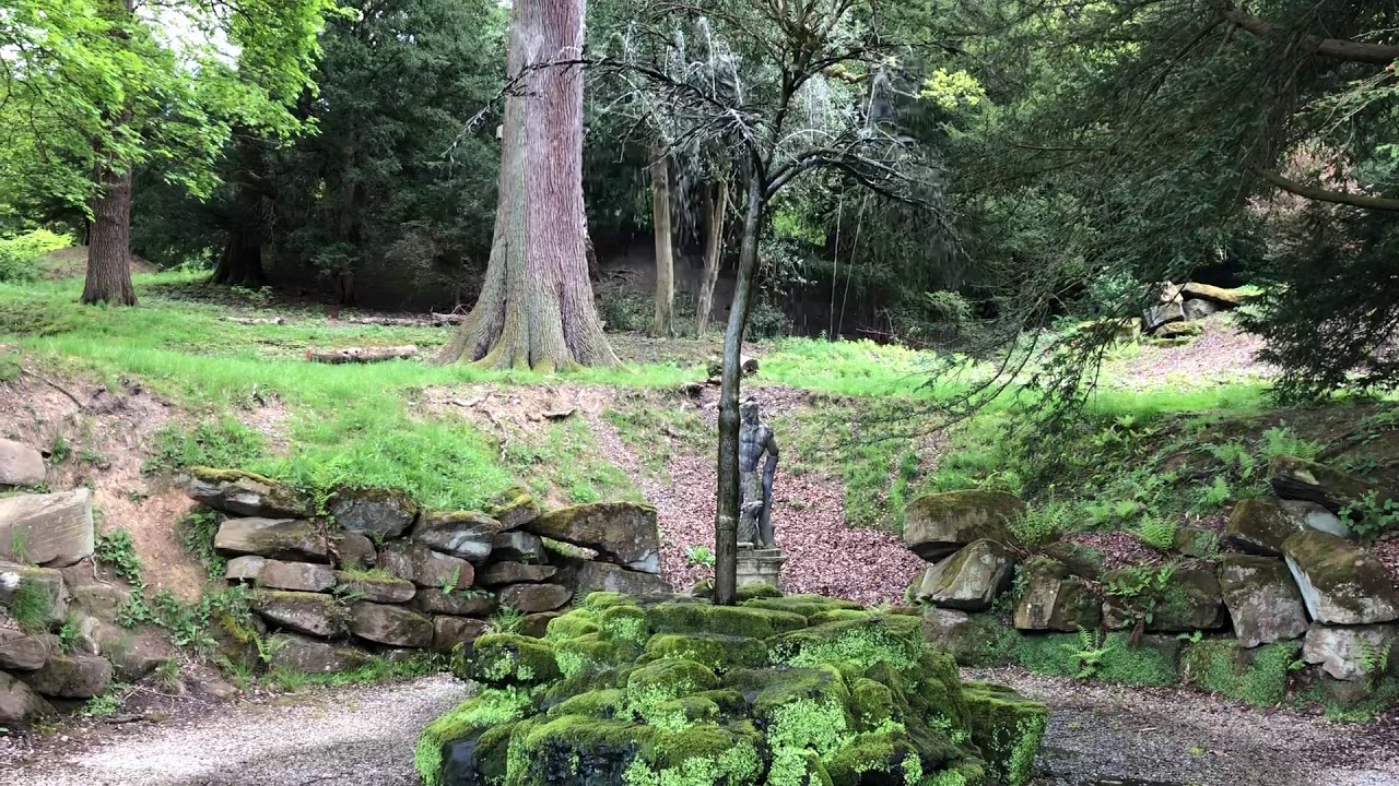 Willow Tree Fountain at the Chatsworth gardens - YouTube