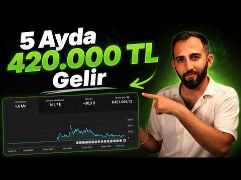 YouTube Kanalından 5 Ayda 420.000 TL Kazandı! (Sesini ve Yüzünü Kullanmadan)