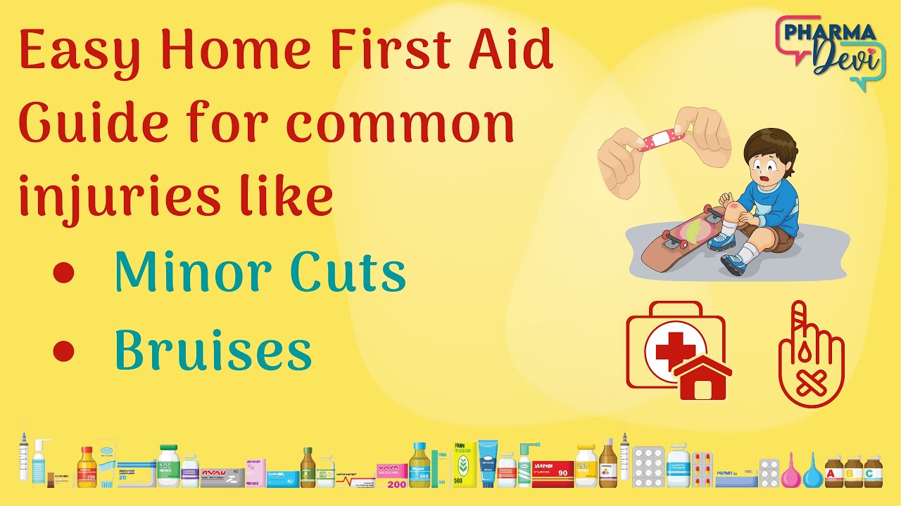 #KB3 DIY Home First Aid Guide for Minor Cuts & Bruises. - YouTube