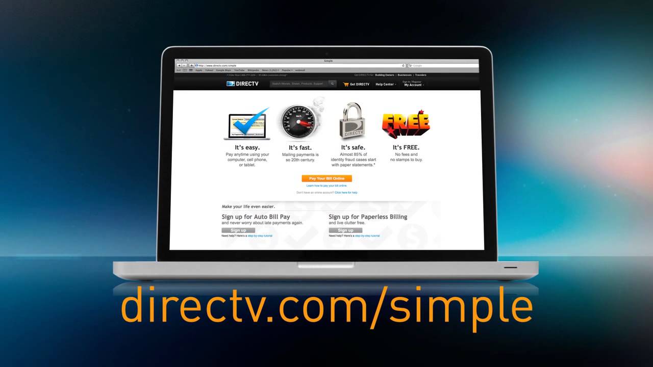 DIRECTV - "New Bill Demo Video" - YouTube