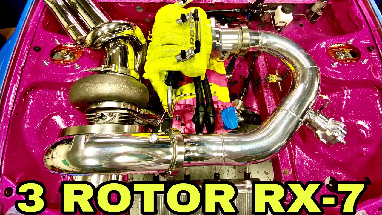 SEMA 3 Rotor Drift RX7 Updates!! - YouTube