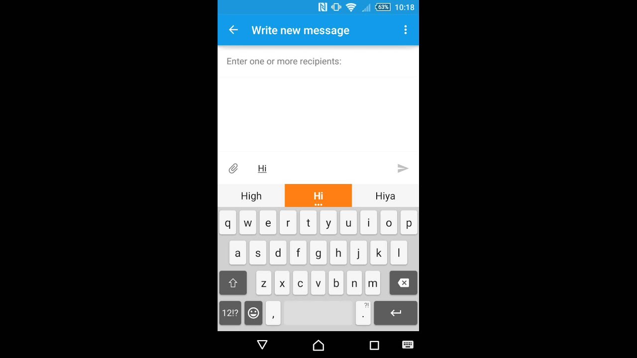 Predictive text on my smartphone - YouTube
