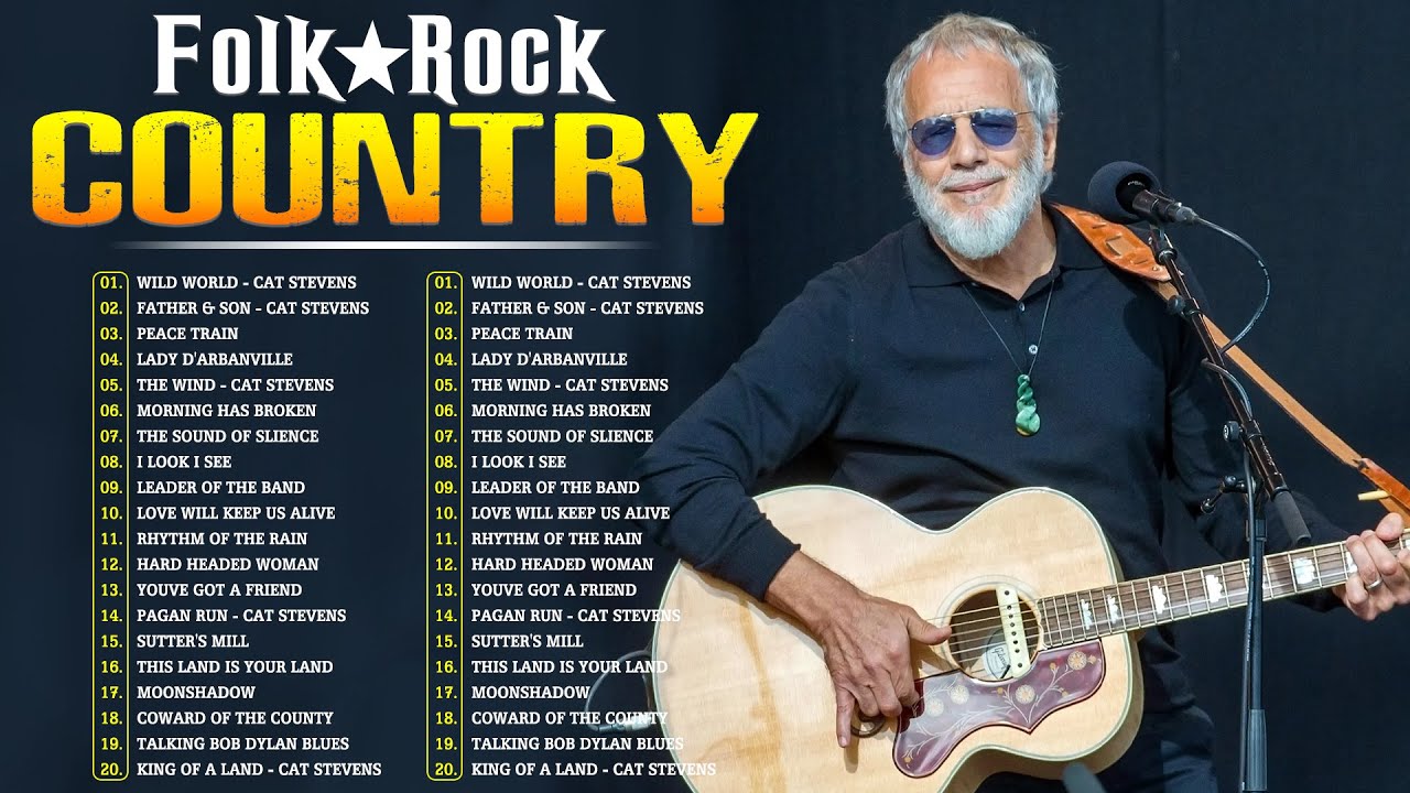 Cat Stevens Greatest Hits Full Album 🎸🎸 Folk Rock And Country ...