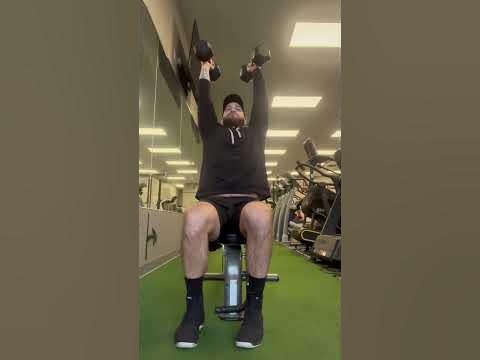 Seated neutral grip Shoulder Press - YouTube