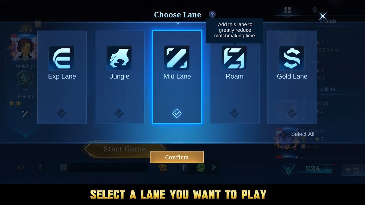 Mlbb New lane Matchmaking system - YouTube