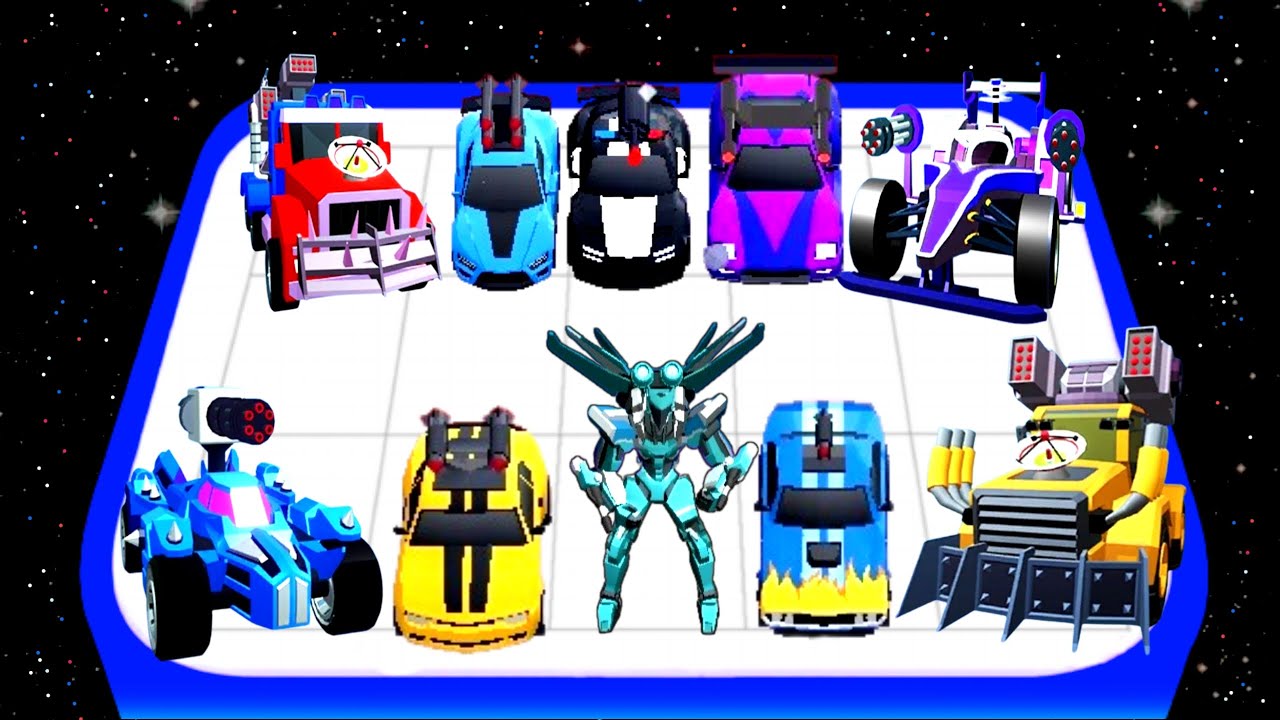 Max Level, Merge Car Monster Robot - Merge Rampage Epic Battle - YouTube