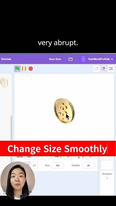 How to Change Sprite Size Smoothly #scratch #scratchtutorial #education - YouTube