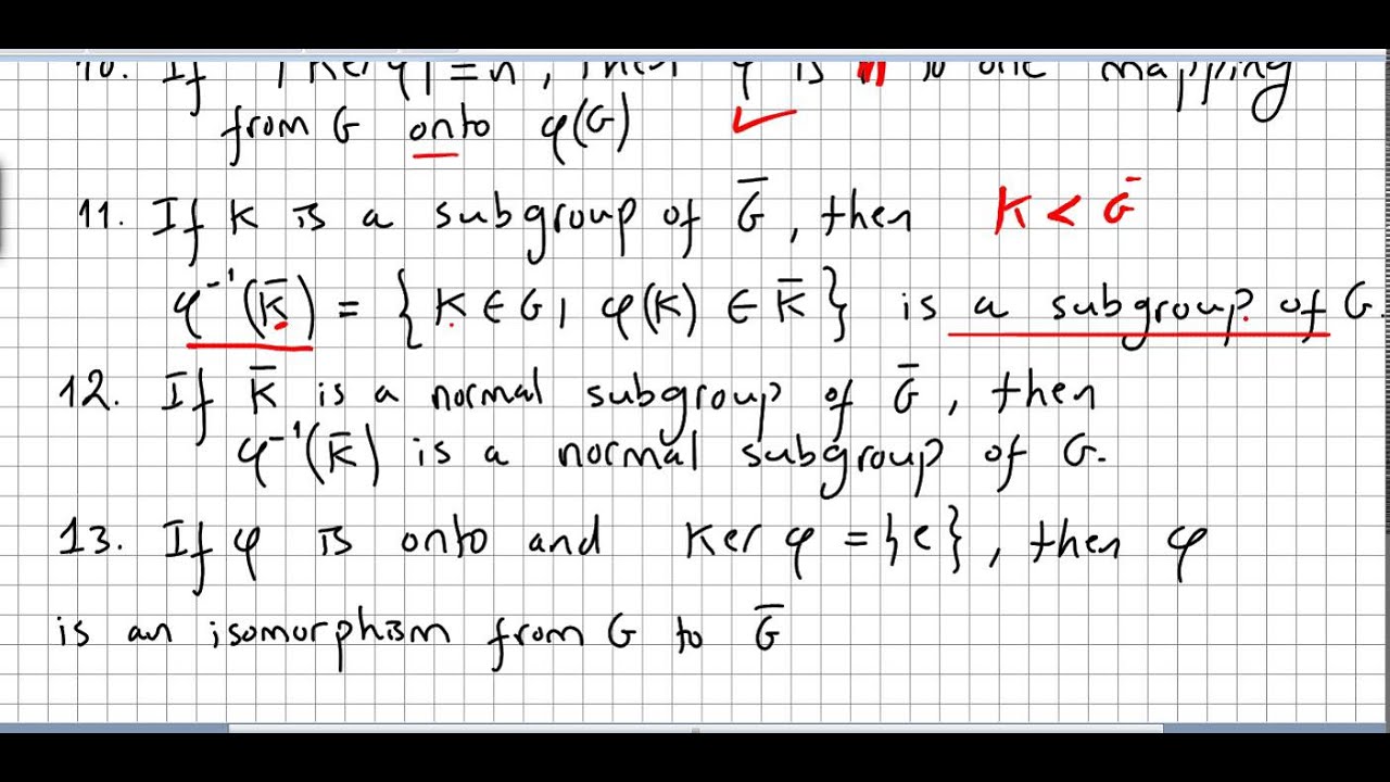 Group Theory 45, First Isomorphism Theorem - YouTube