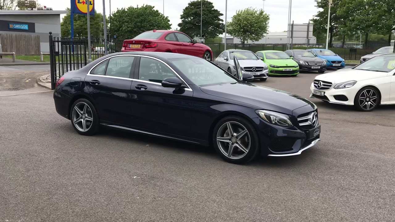 Metallic Cavansite Blue Mercedes-Benz C Class 2.1 C220d AMG Line (s/s ...