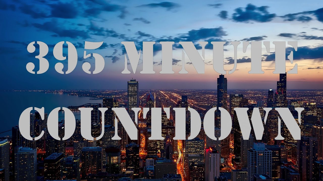 395 minute timer countdown with alarm sound effect - YouTube