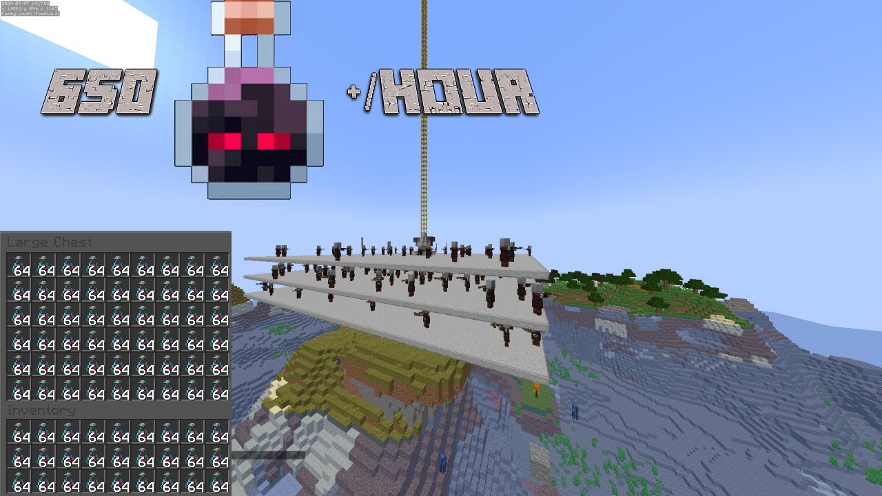 Minecraft Ominous Bottle Farm Tutorial 1.21 - Bad Omen Farm Minecraft ...