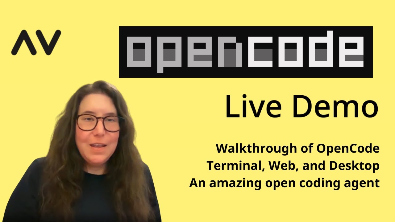 Live Demo — OpenCode: the beautiful open agent — Terminal, Web ...