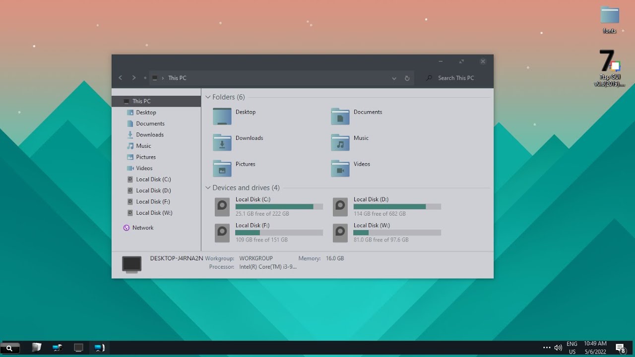 Light theme for Windows 10 - Ades - YouTube
