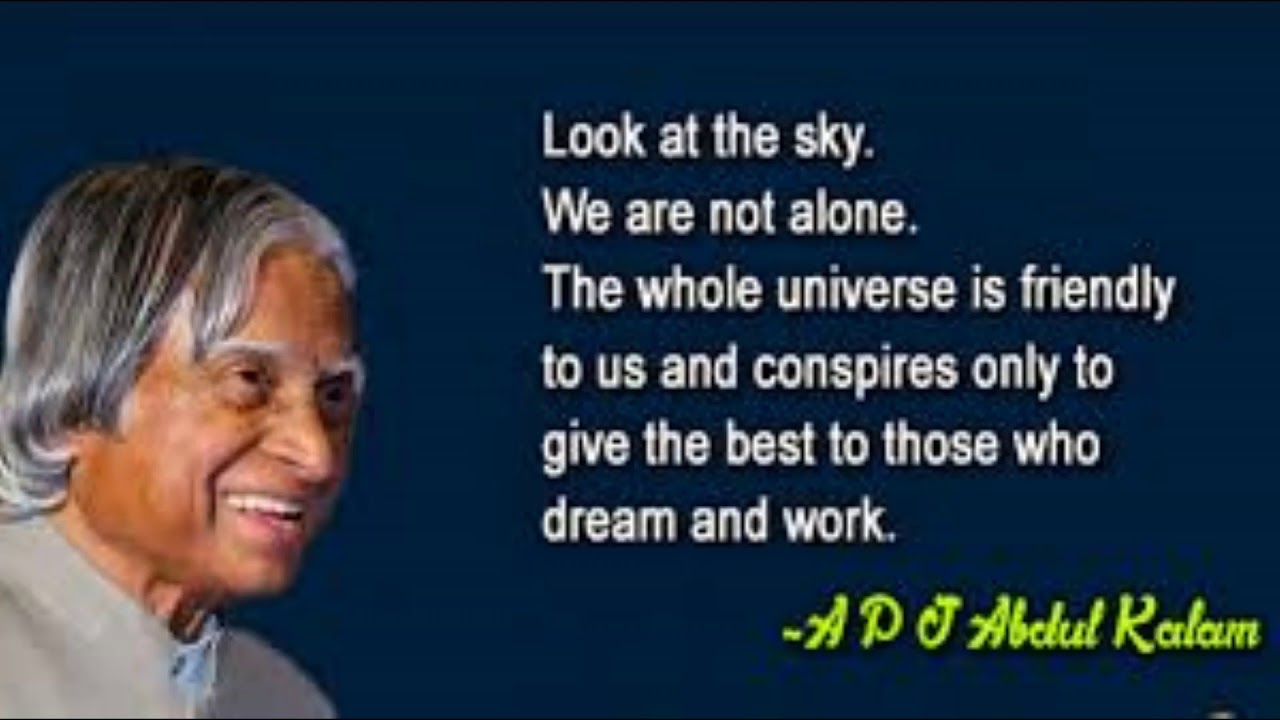 BEST MOTIVATIONAL THOUGHTS OF APJ ABDUL KALAM |INSPIRATIONAL THOUGHTS ...
